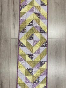 Machine Patchwork Half Square Triangles Table Runner Workshop ...