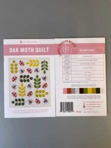 Oak Moth Quilt Pattern - Patchwork Dreamer