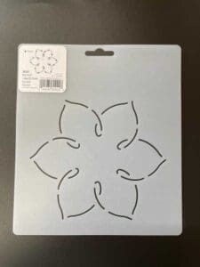 Simple Flower Quilting Stencil - Patchwork Dreamer