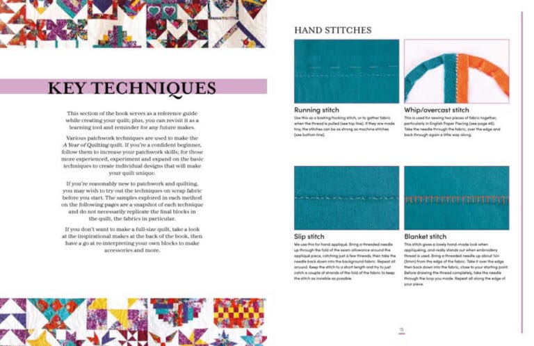 A Year Of Quilting Book - Patchwork Dreamer